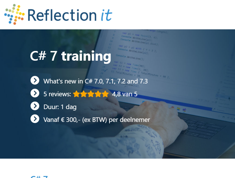 C# 7 training - Reflection IT